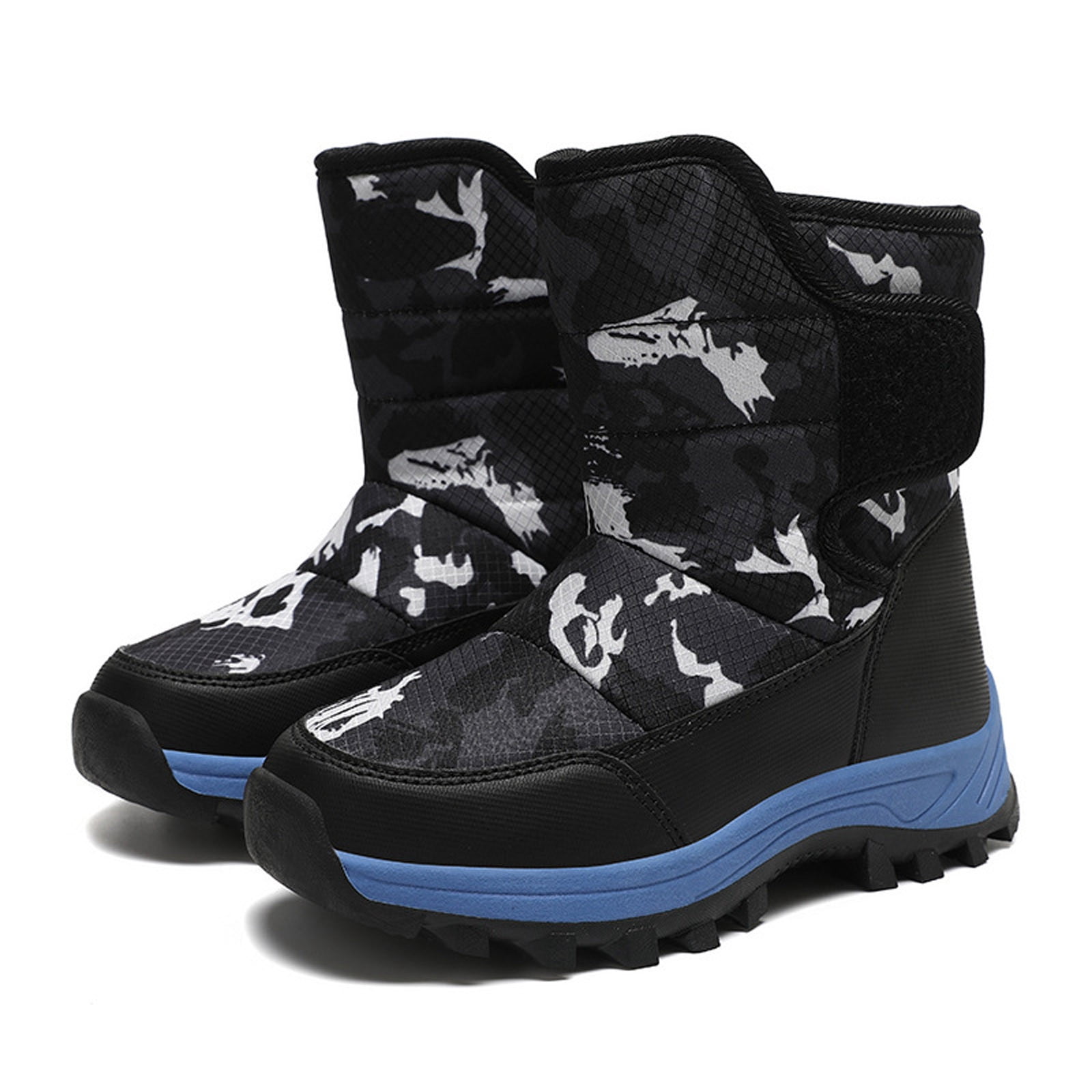 REDARER Kids Winter Boots Insulated Snow Boots, Warm Thermal Ankle ...