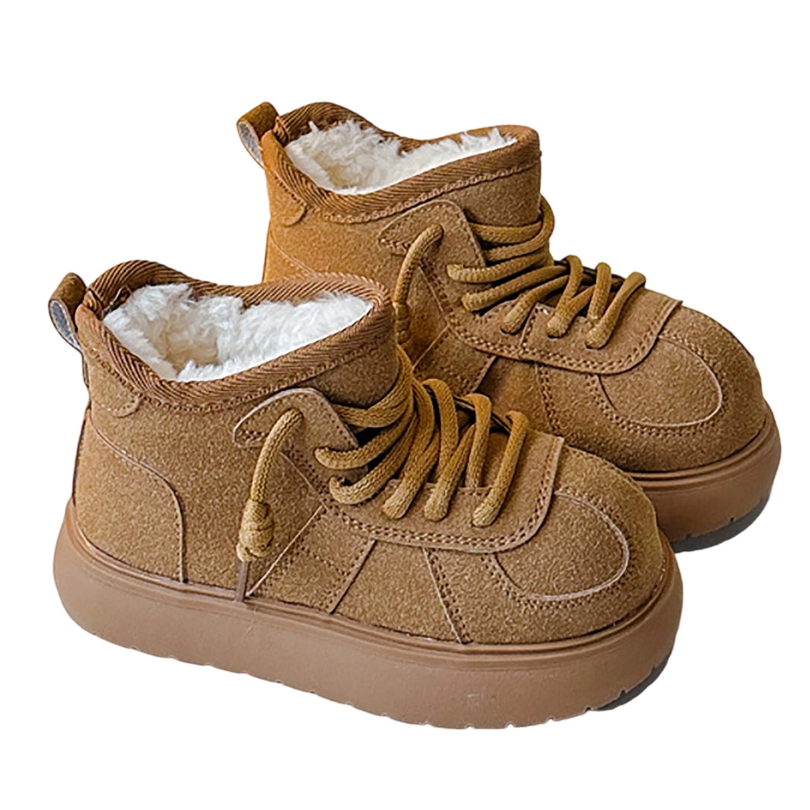 REDARER Kids Winter Snow Boots - Plush Lined Resistant Casual Shoes ...