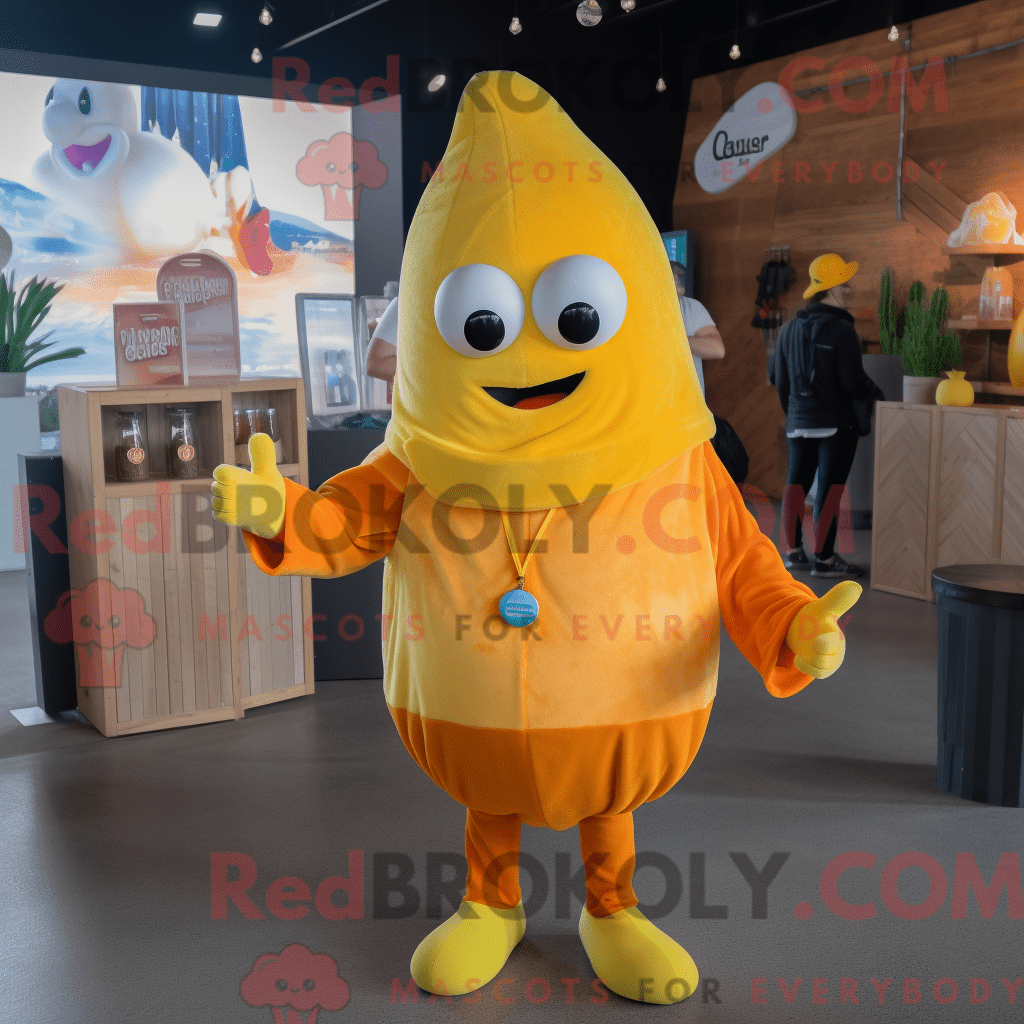 REDBROKOLY mascot character of a Rust Lemon dressed with a Bodysuit and ...