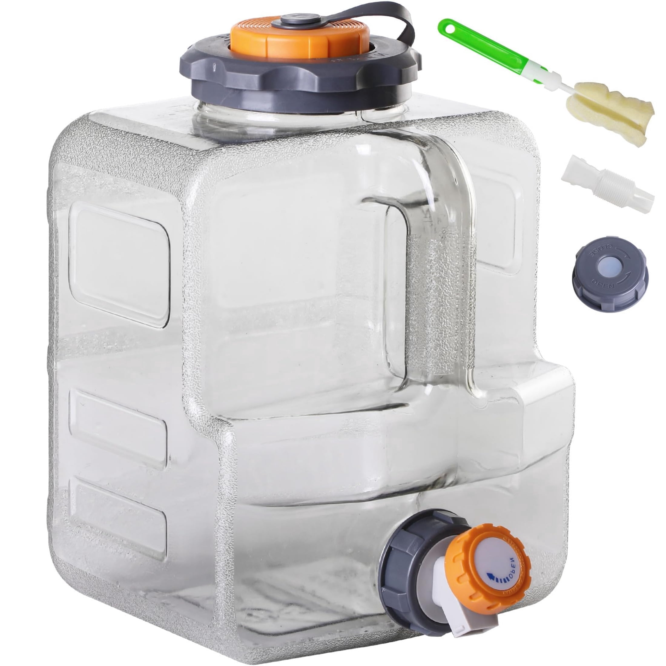 REDCAMP 2.1 Gallon Water Container with Spigot, BPA-Free PC Food-Grade ...