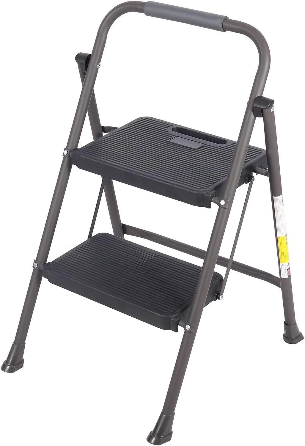 COSCO 3-Step Folding Step Stool with Rubber Hand Grip, 8 Ft. 10 in. Max ...
