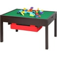 REDCAMP 2-in-1 Kid Activity Table with Storage for Older Kids, Large ...