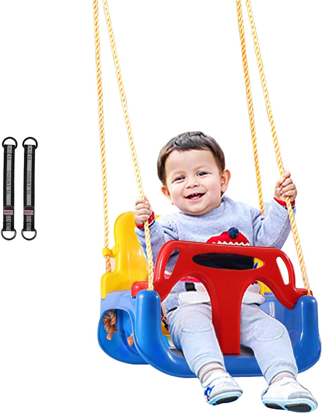 REDCAMP 3 in 1 Toddler Swing Seat for Outside Tree, Sturdy Secure ...