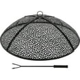 REDCAMP 30Inch Fire Pit Spark Screen, Collapsible Fire Pit Screen Round ...