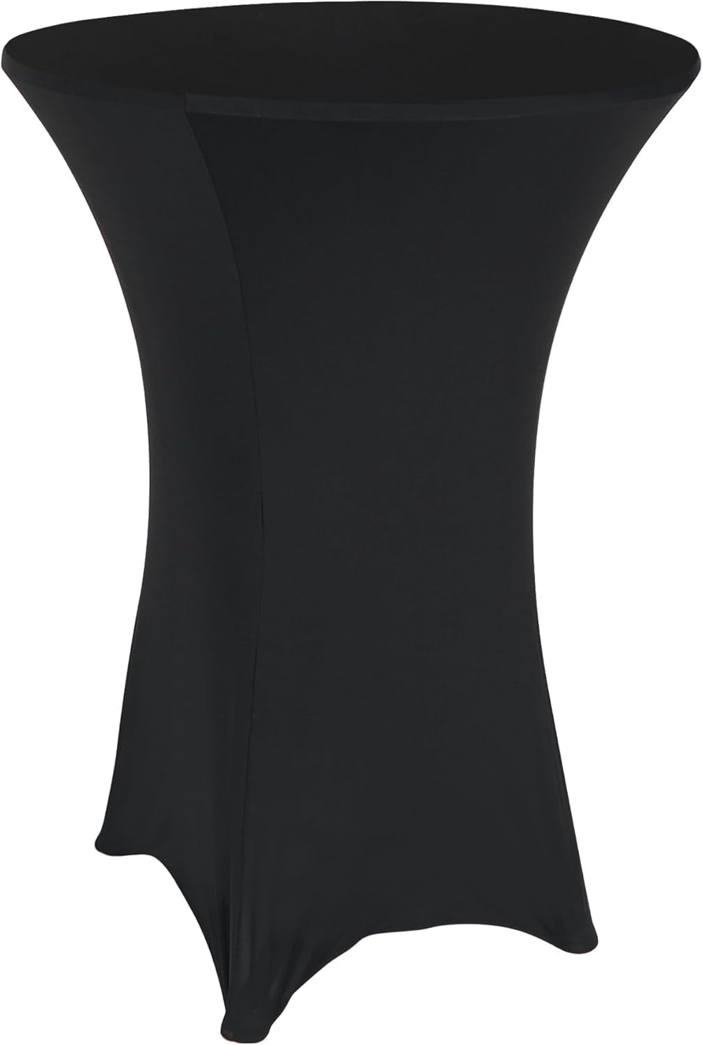 REDCAMP 32" Cocktail Table with Black Cover, Round Bar Table Pub Table ...