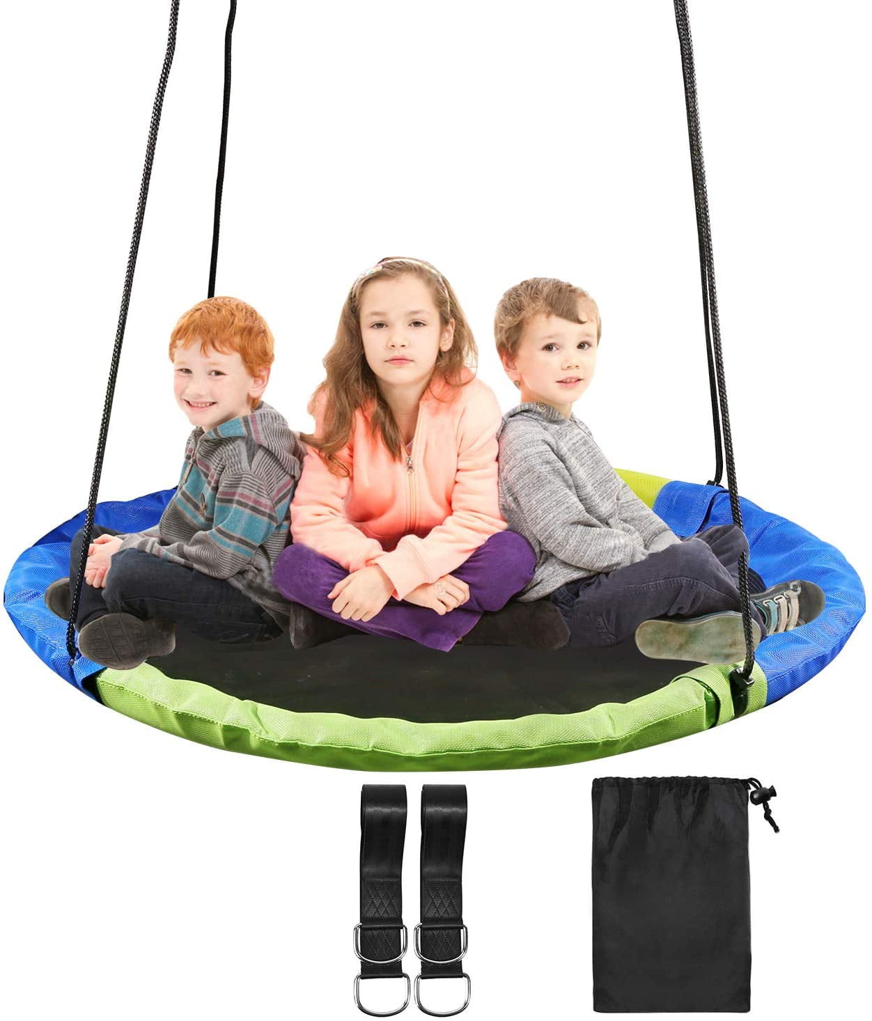 REDCAMP 43" Flying Saucer Swing Heavy Duty 500lb for Kids, Large Round ...