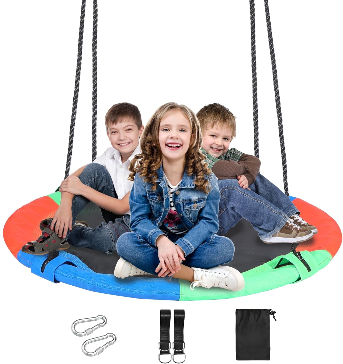REDCAMP 43" Flying Saucer Swing Heavy Duty for Kids Children Teens ...