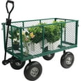 REDCAMP Heavy Duty Steel Garden Cart, 900lb Capacity, Outdoor Utility ...