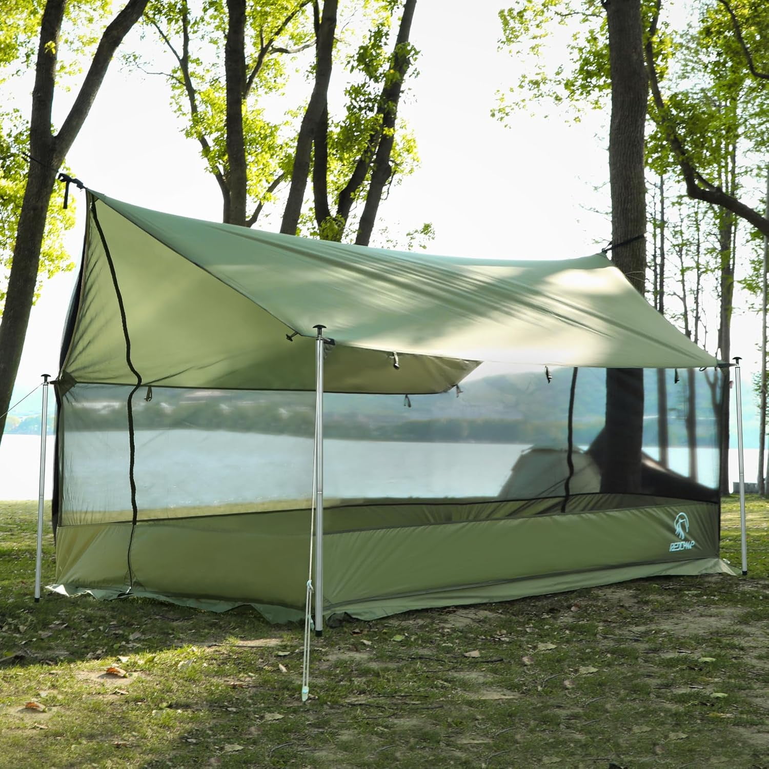 REDCAMP Bug Tents for Camping, Portable Screen House for Hammock with ...