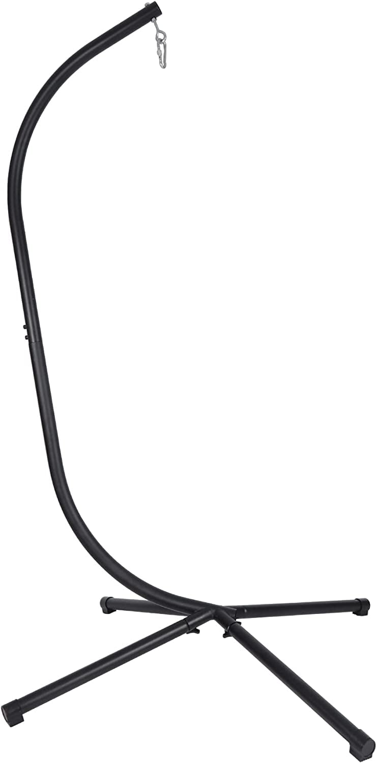 REDCAMP Heavy Duty Hammock Chair Stand, Solid Steel, Adjustable, Indoor/Outdoor, Max Load 330lbs ...