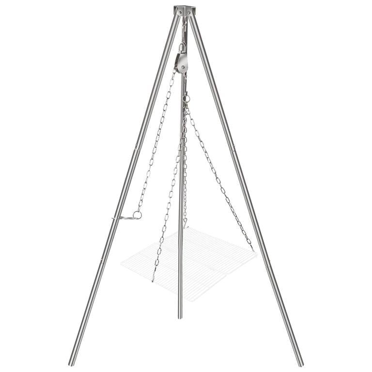 REDCAMP Campfire Tripod for Cooking, 44-Inch Lightweight Stainless ...