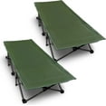 REDCAMP Folding Camping Cots for Adults Heavy Duty, 33" Extra Wide ...