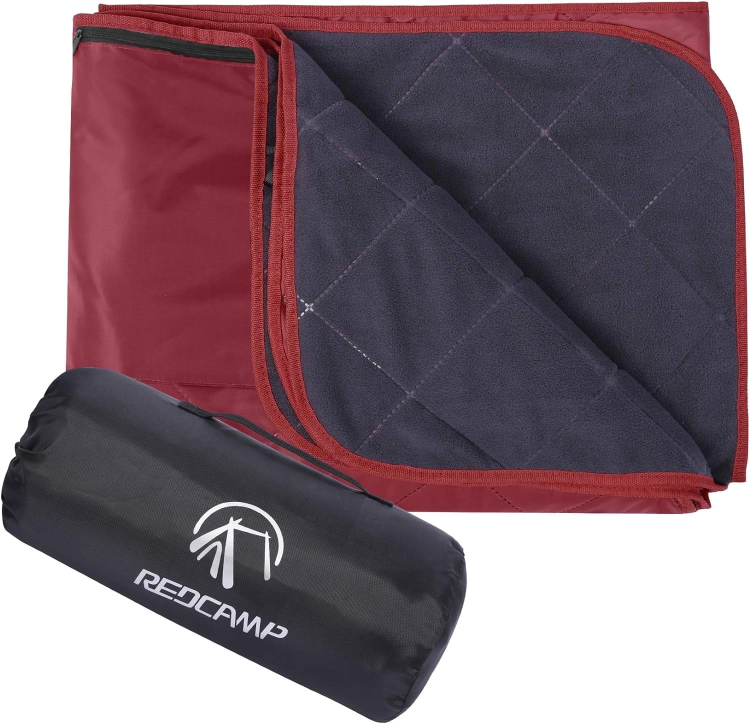 REDCAMP Large Waterproof Stadium Blanket for Cold Weather, Soft Warm ...