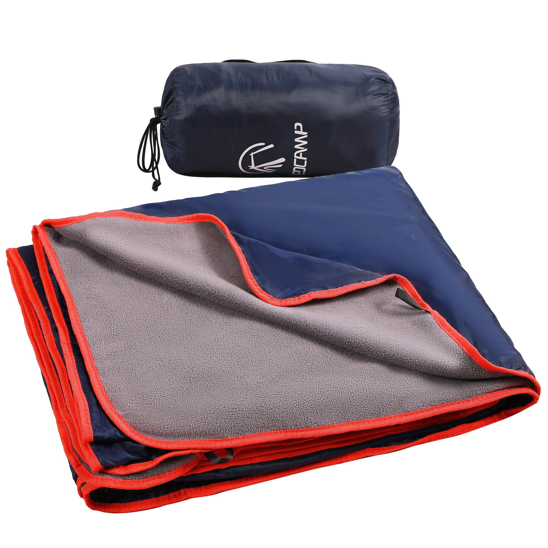 REDCAMP Waterproof Fleece Stadium Blanket, Large, Cold Weather, Travel ...