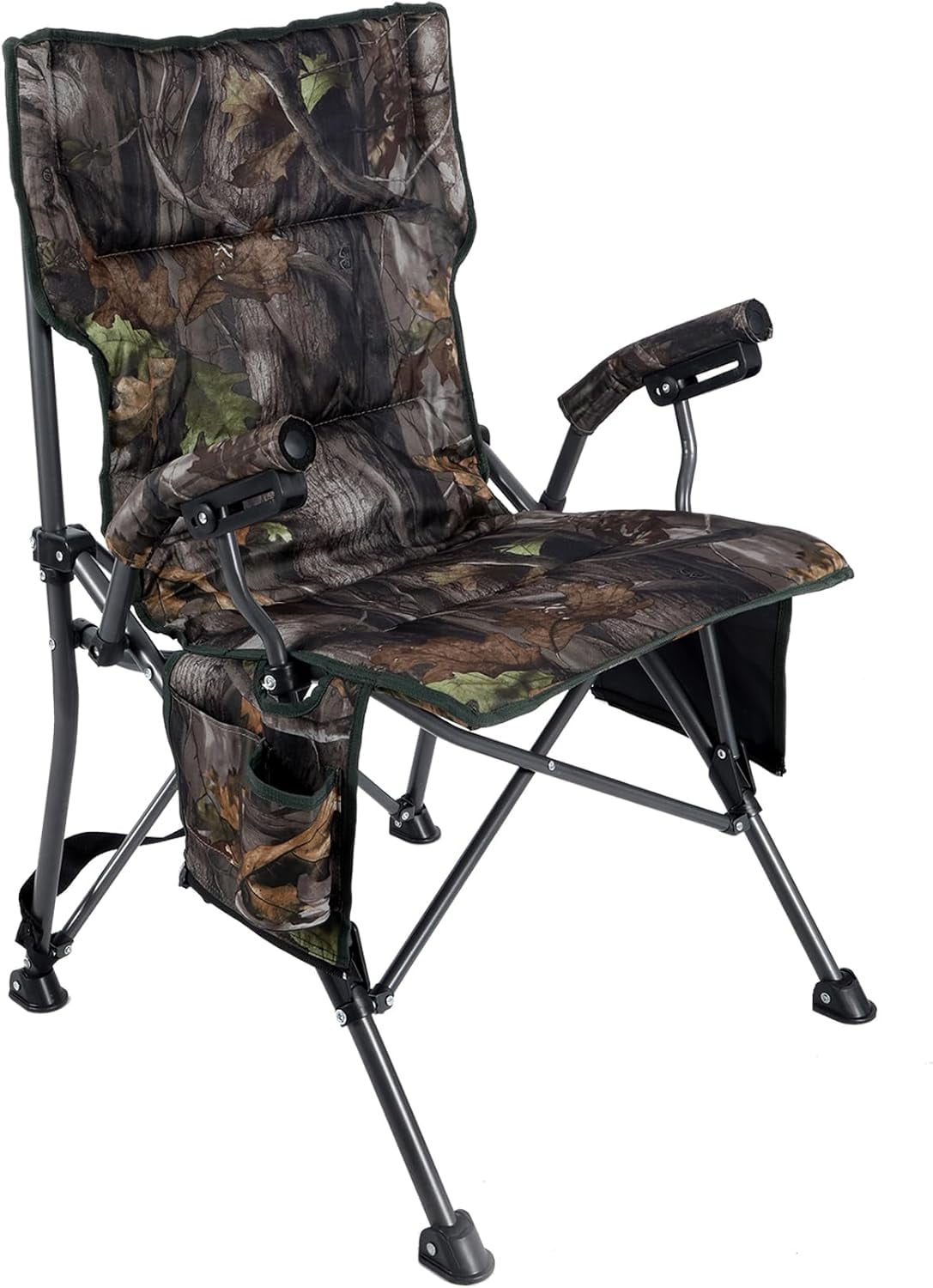 REDCAMP 360° Swivel Heated Hunting Chairs for Ground Blinds, Portable ...