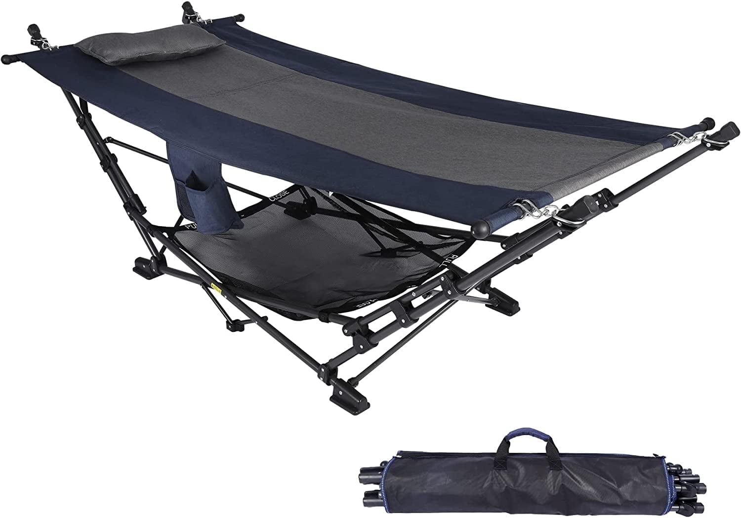 REDCAMP Portable Hammock with Steel Stand, Foldable Hammock with ...