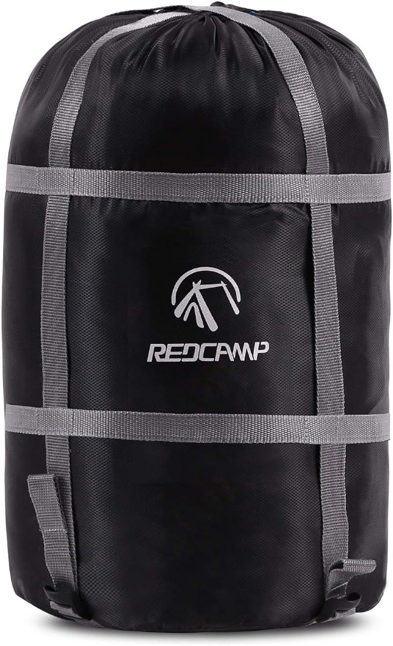 REDCAMP Sleeping Bag Stuff Sack, Black M, L, XL and XXL Compression ...