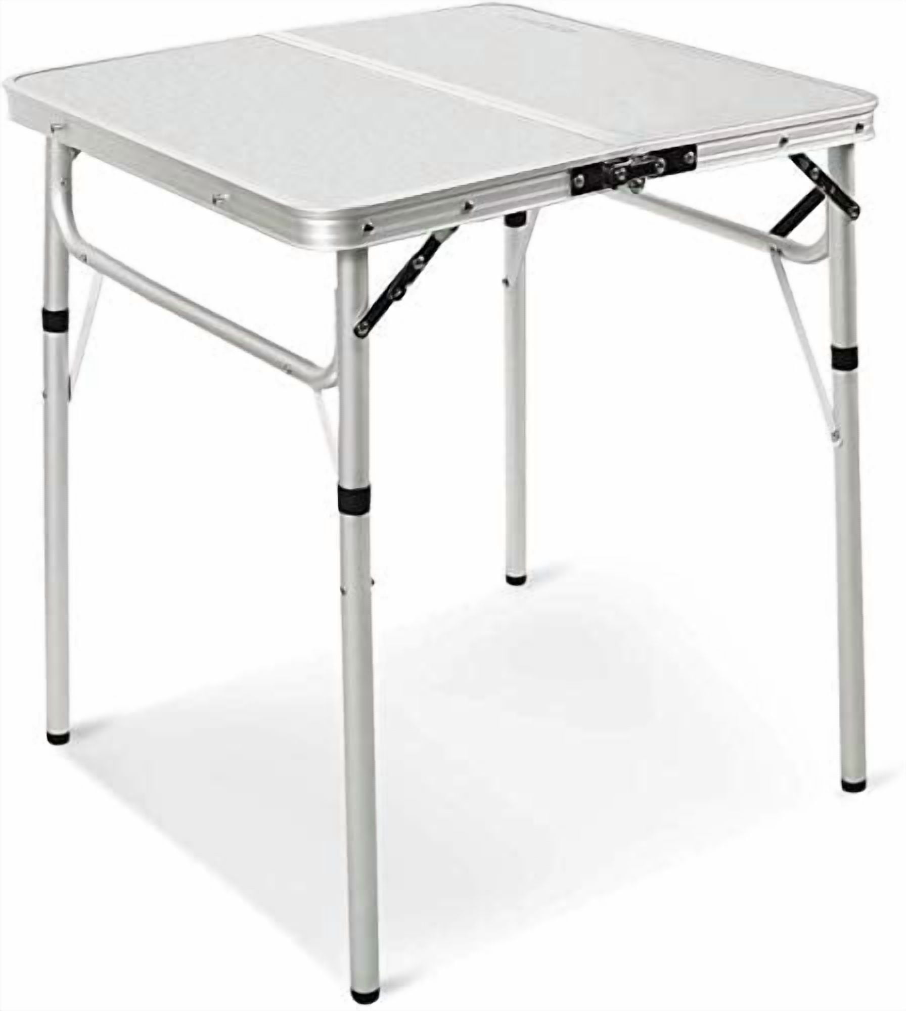 REDCAMP Small Square Folding Table 2 Feet, Portable Aluminum Camping ...