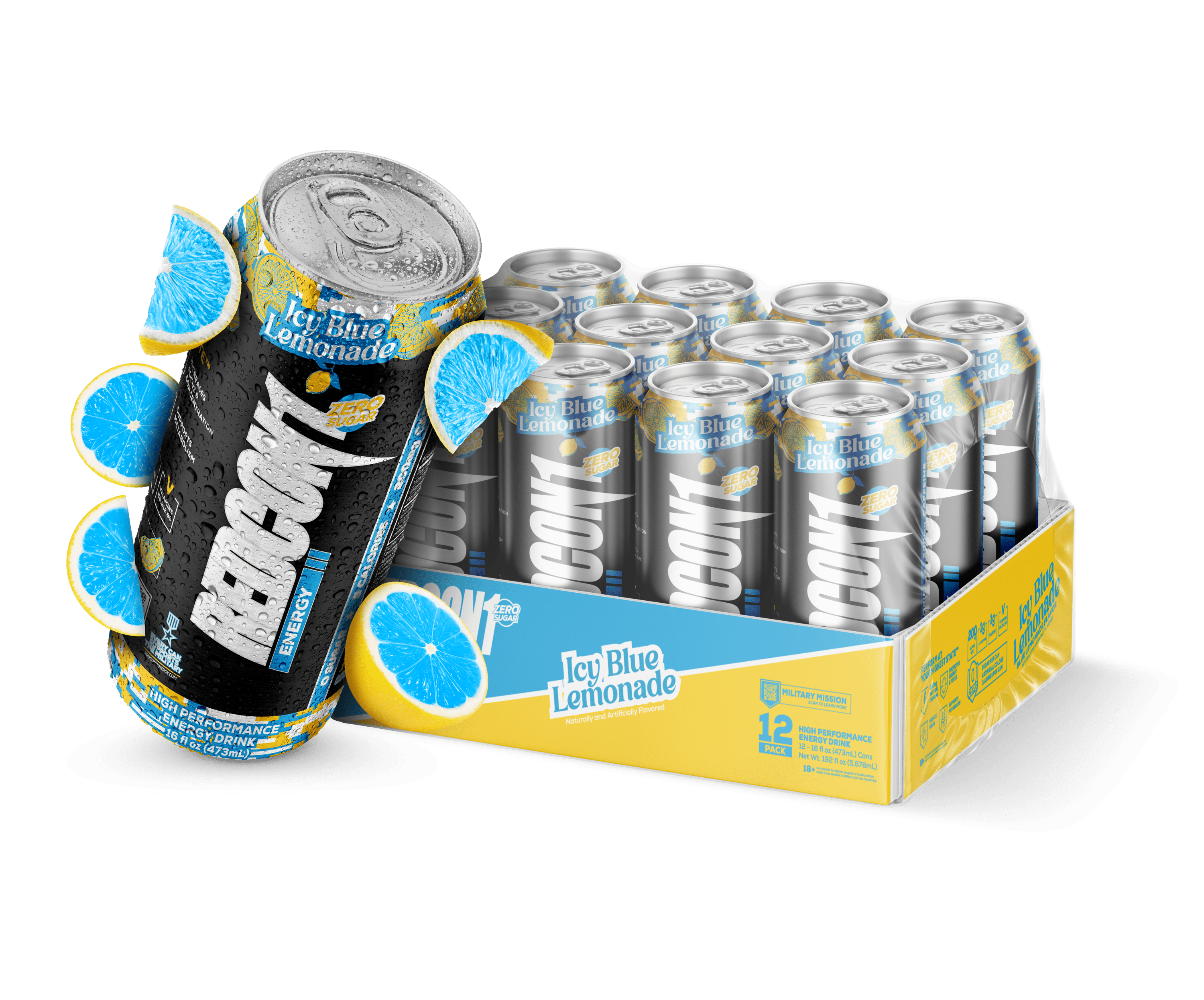 REDCON1 ENERGY- Icy Blue Lemonade - Walmart.com