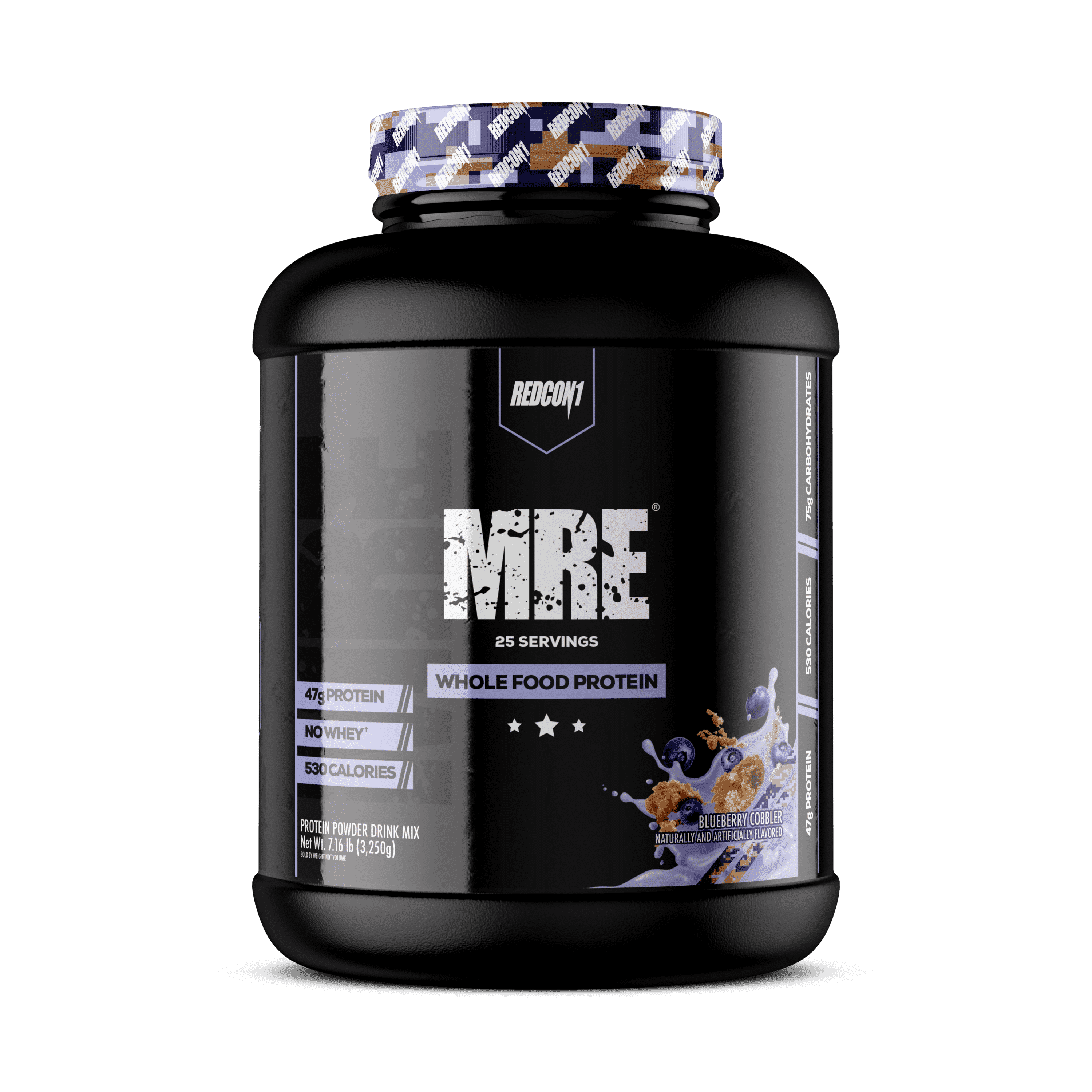 Redcon1 MRE 7lb, Real Whole Food Protein Shake, Fitness Fuel, Blueberry ...