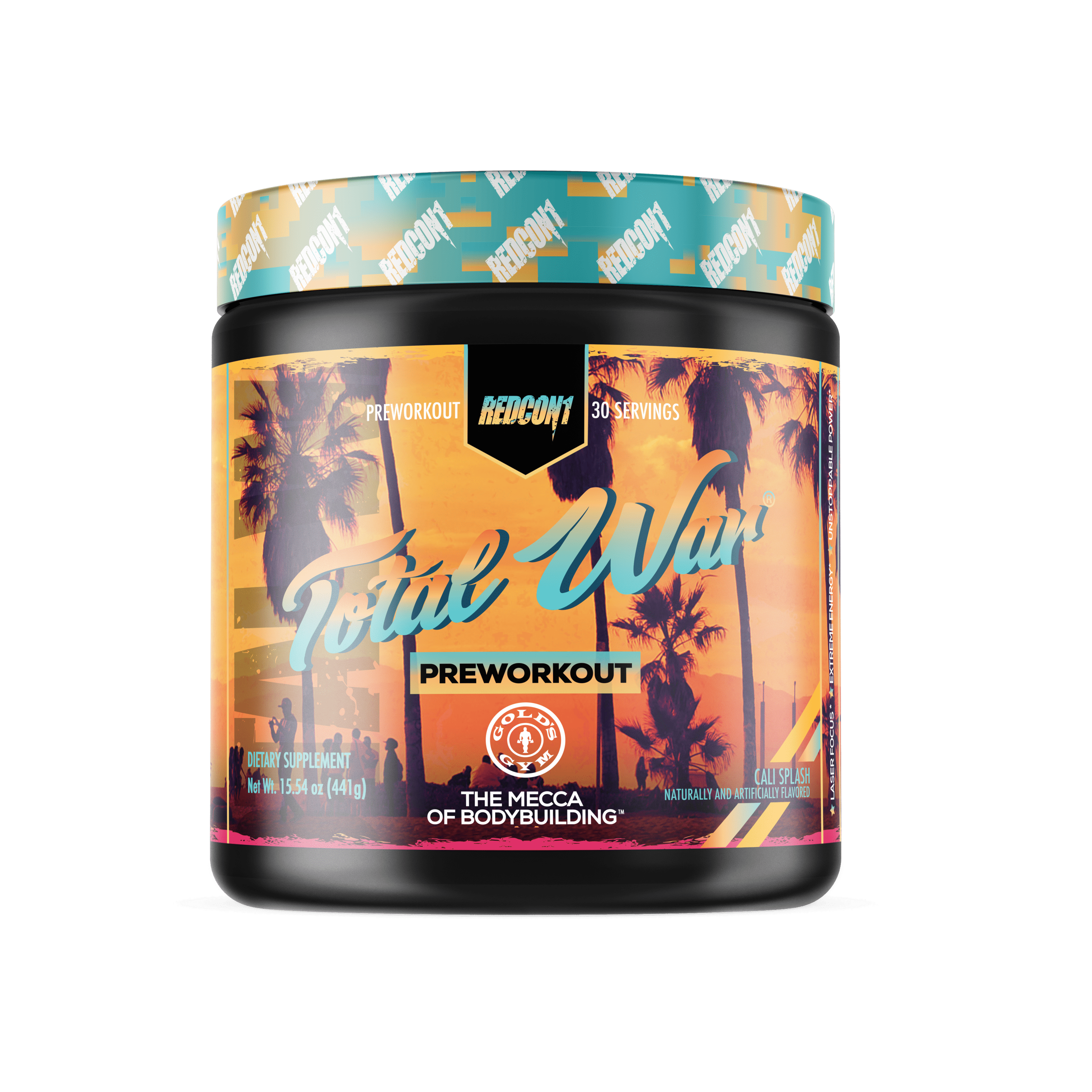 Gold's Gym Total War Pre-Workout Pump Container - Cali Splash Flavor ...