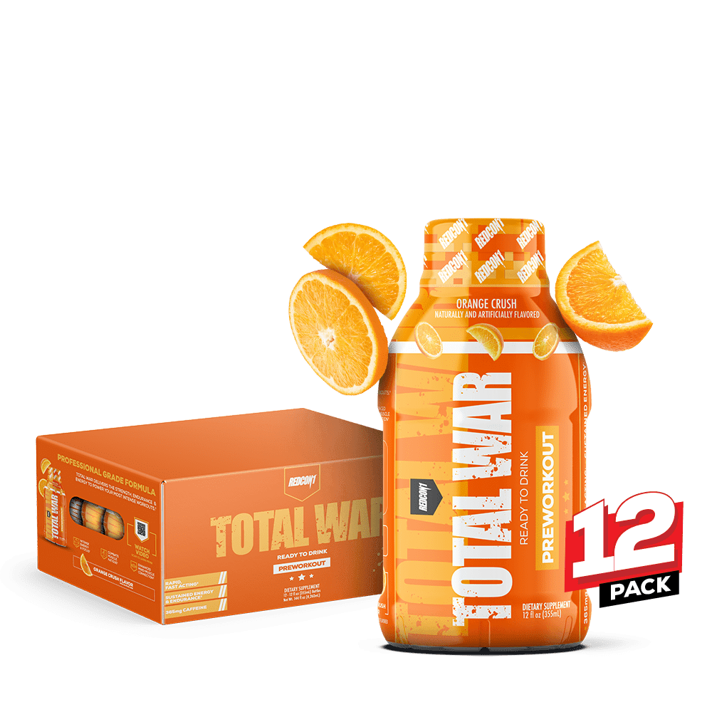 REDCON1 TOTAL WAR READY TO DRINK PRE-WORKOUT- Orange Crush - Walmart.com
