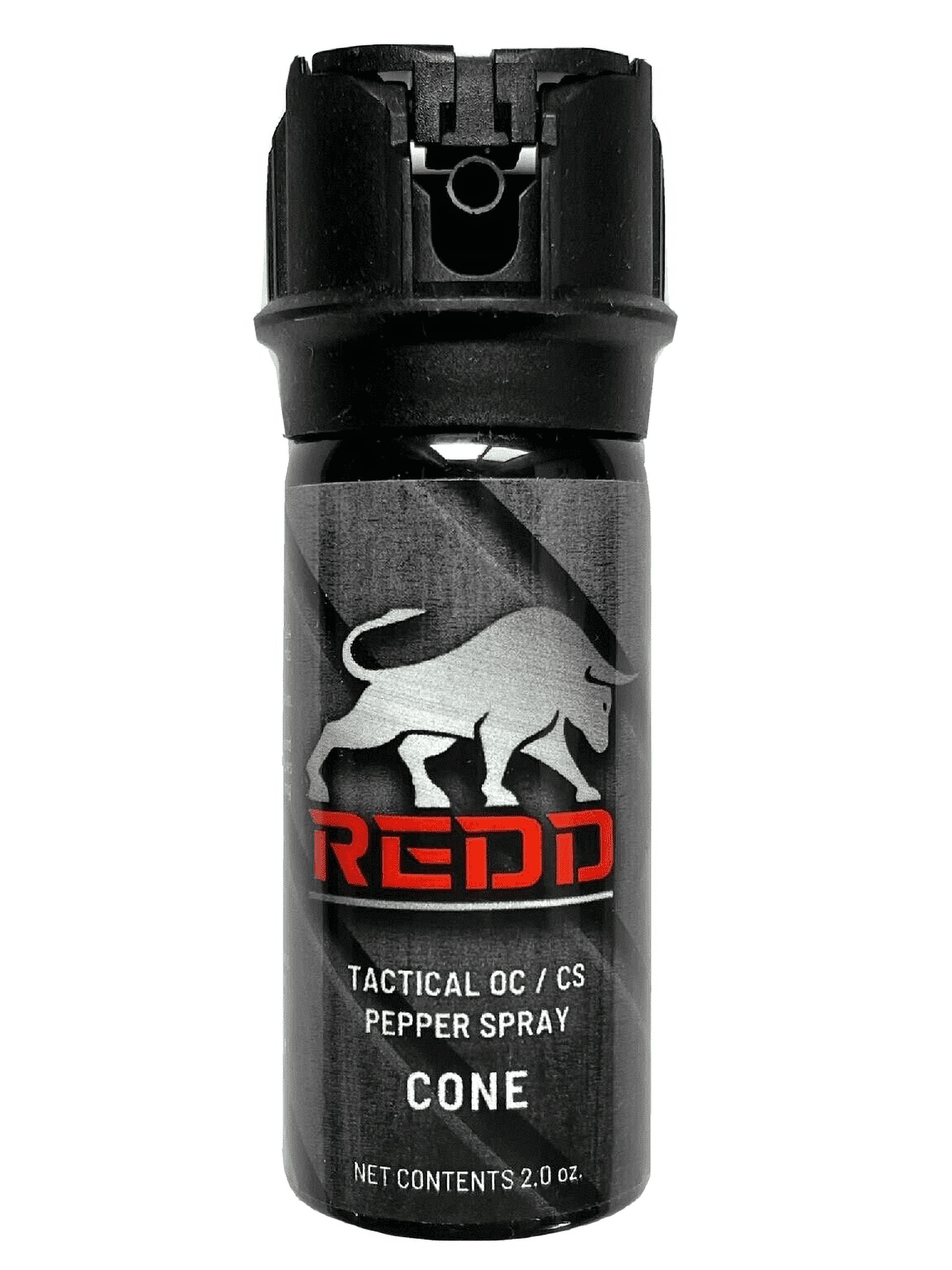 REDD, Tactical Blend OC/CS Pepper Spray - Flip Top Cone (2 oz ...