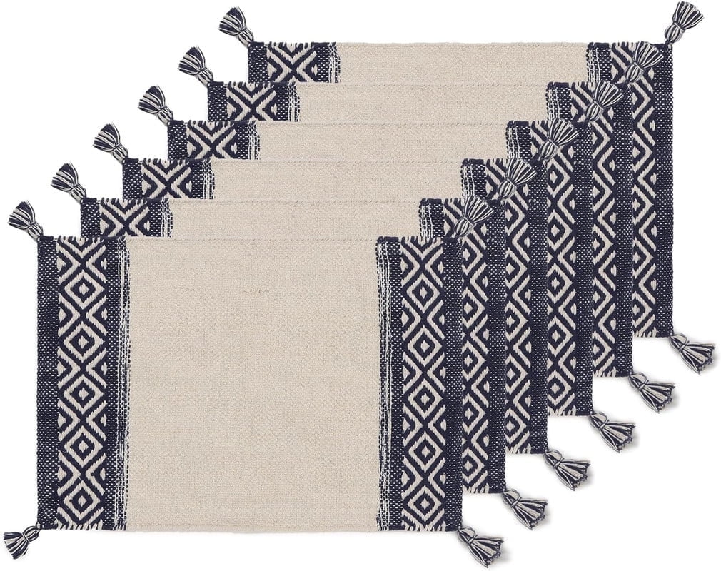 · REDEARTH · Placemats-Hand Woven Exquisite Artisan Made Boho ...