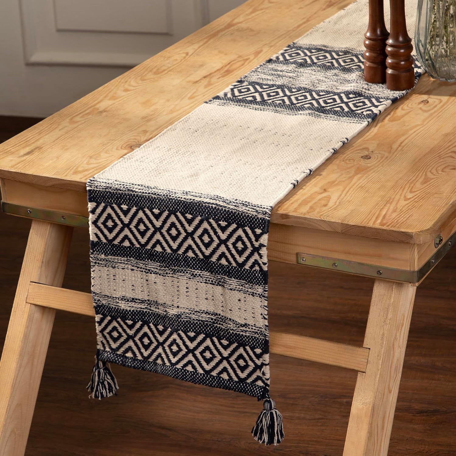 REDEARTH Table Runner - Hand Woven Exquisite Artisan Made Boho ...