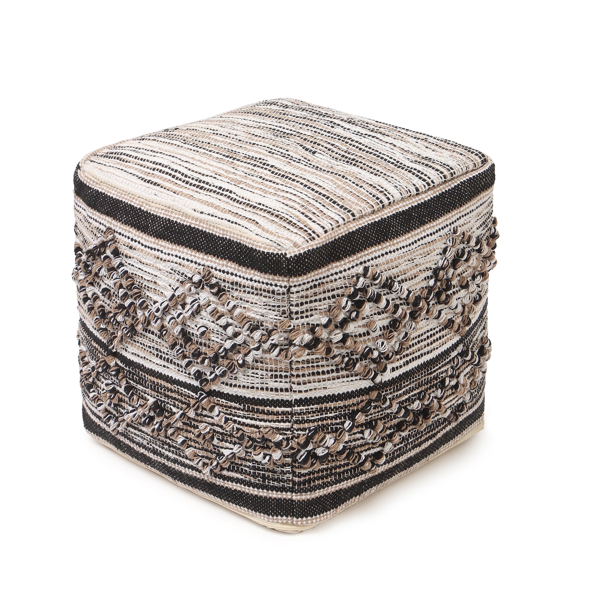 REDEARTH · Tufted Pouf Ottoman with Filler Textured Storage Cube Bean ...