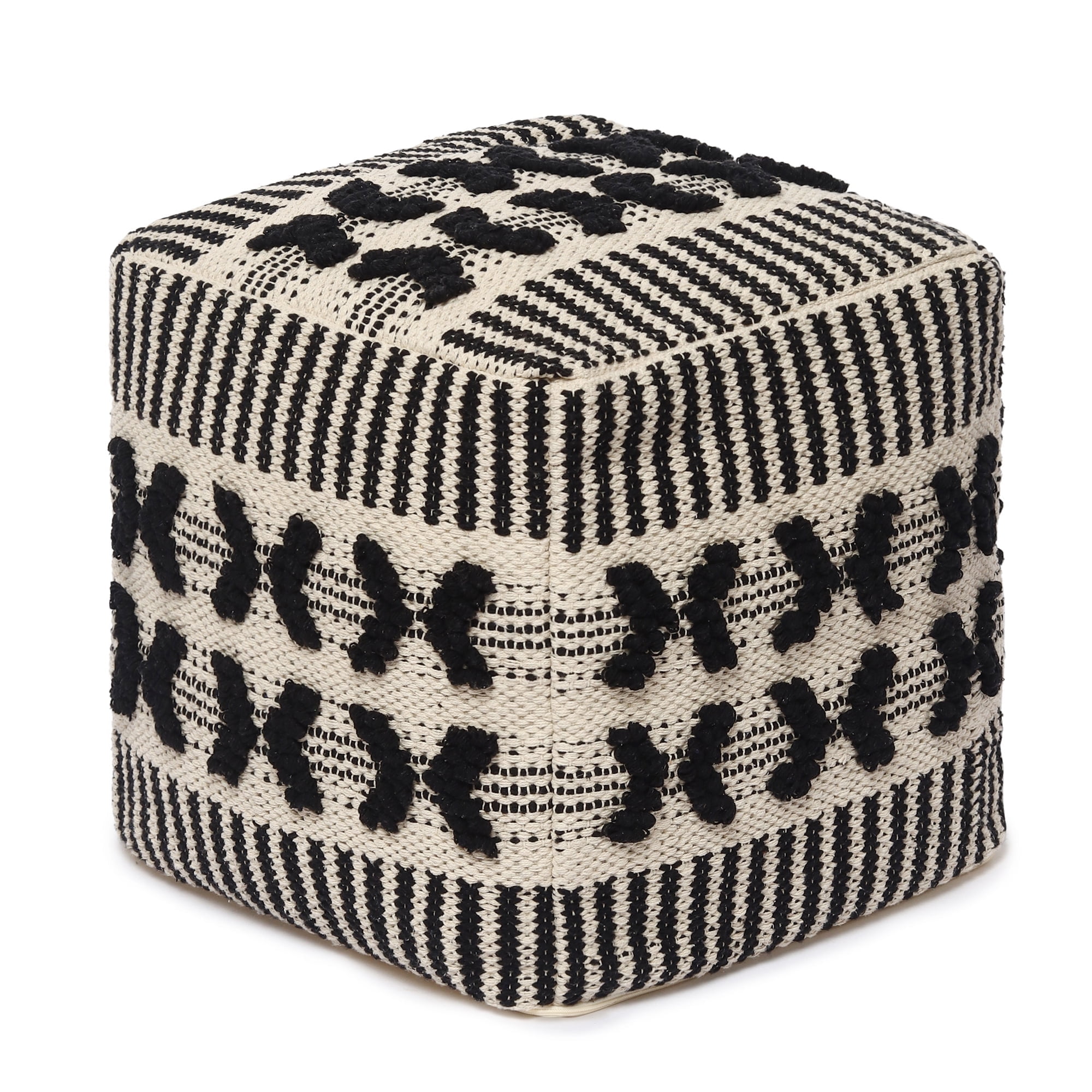 REDEARTH · Tufted Pouf Ottoman with Filler Textured Storage Cube Bean ...