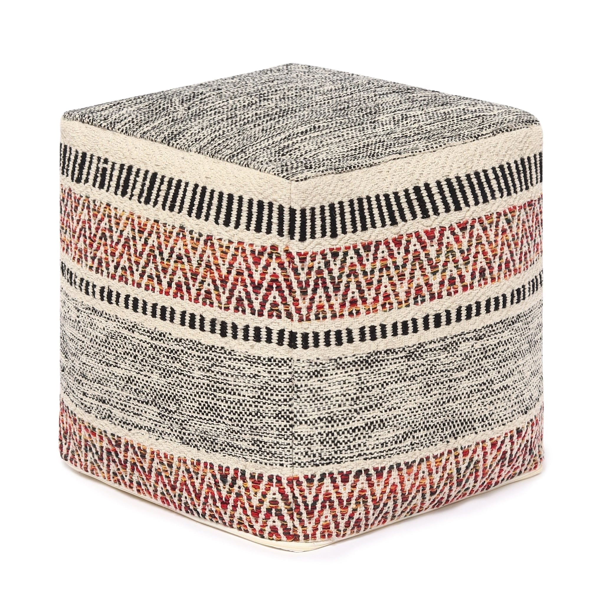 · REDEARTH · Tufted Pouf Ottoman with Filler Textured Storage Cube Bean ...