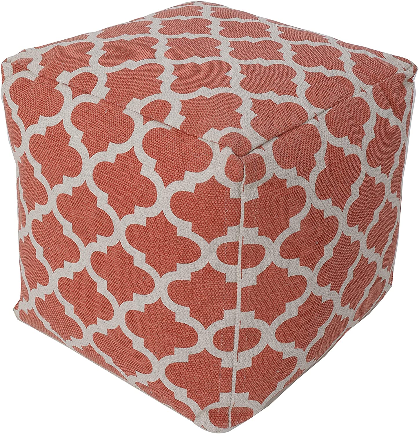REDEARTH · UNSTUFFED Pouf Ottoman Cover Printed Storage Boho Poof ...