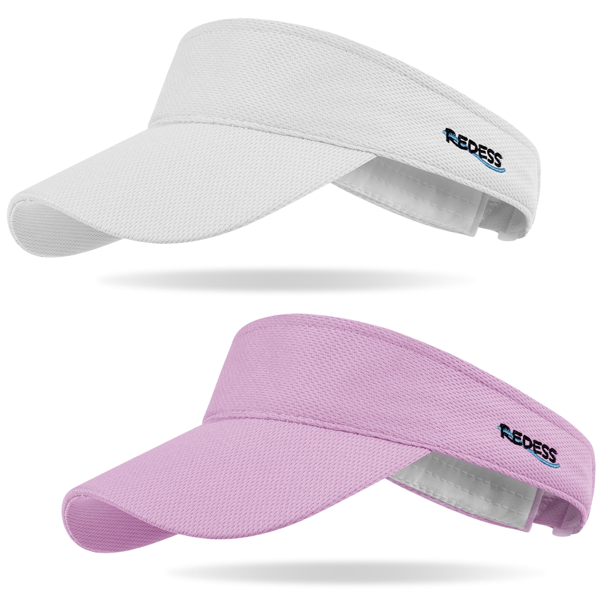 REDESS 2Pcs Sport Sun Visor Hats for Women and Men Golf Cycling Fishing ...