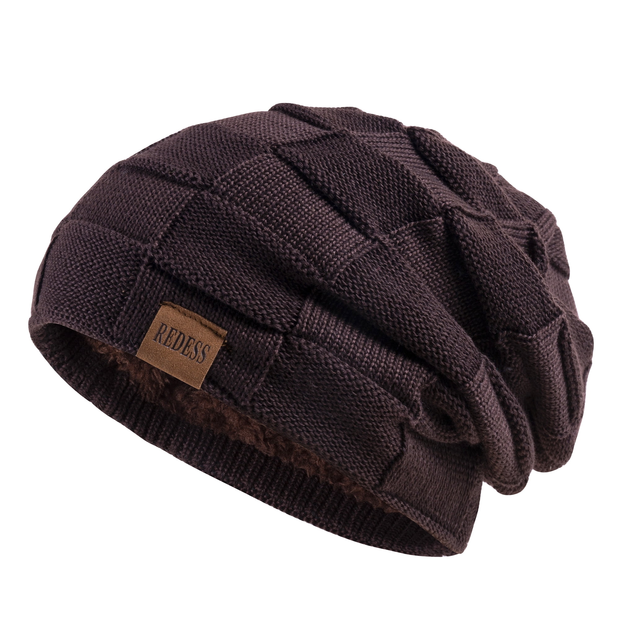 REDESS Beanie Hat for Men and Women Winter Warm Hats Knit Slouchy Thick ...