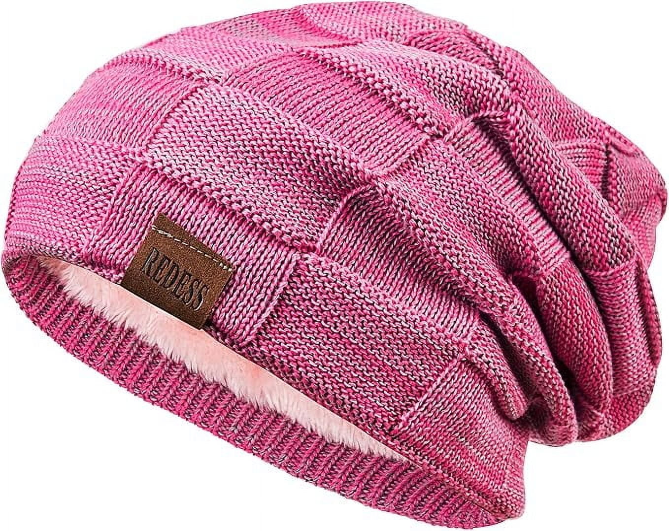 REDESS Beanie Hat for Men and Women Winter Warm Hats Knit Slouchy Thick ...