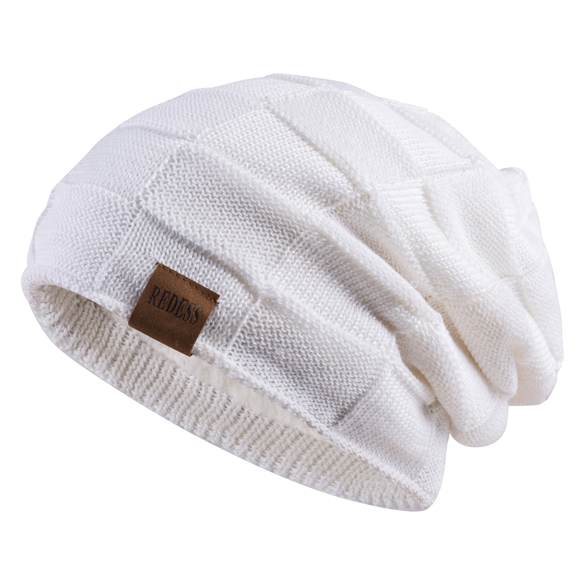 REDESS Beanie Hat for Men and Women Winter Warm Hats Knit Slouchy Thick ...