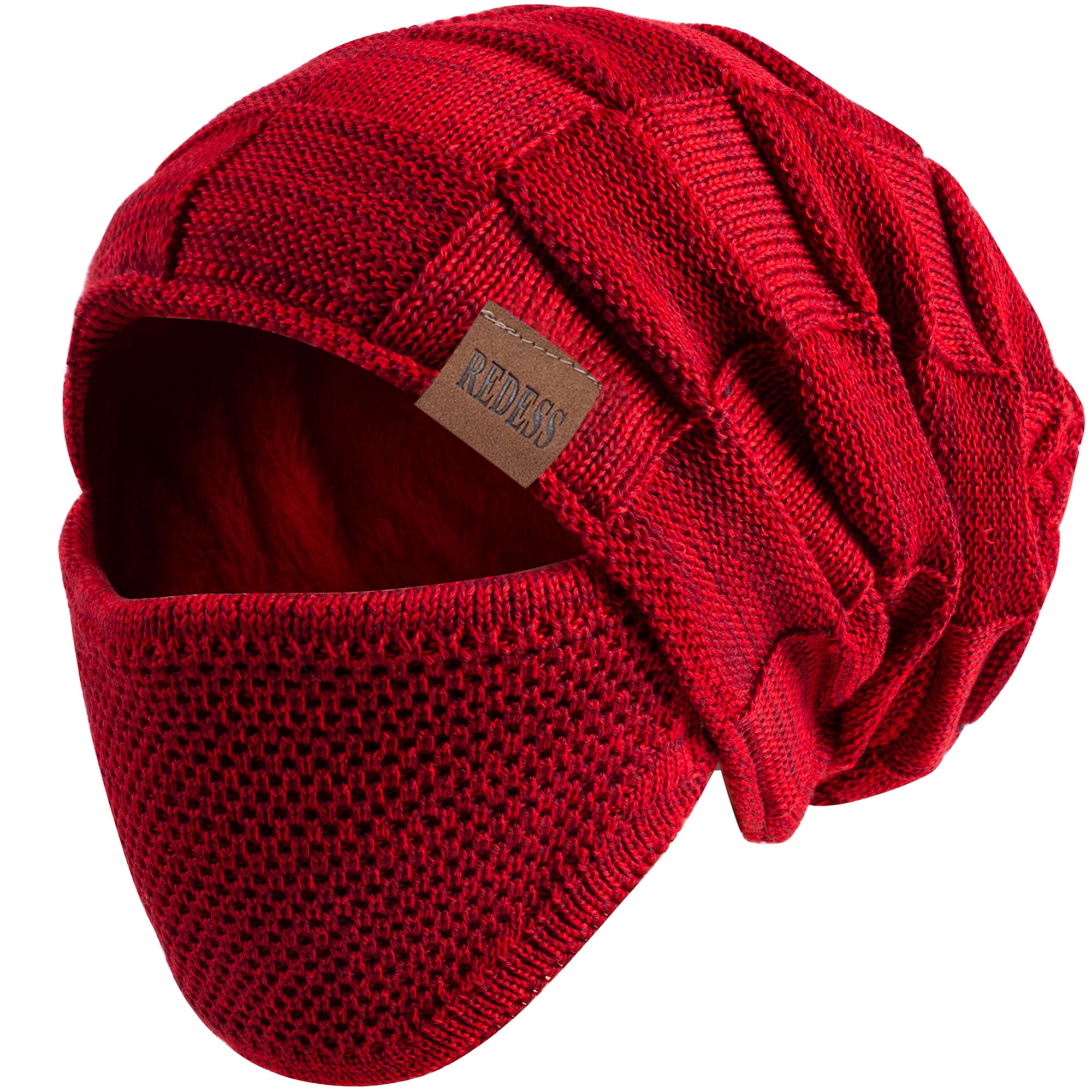 REDESS Beanie Hat for Men and Women Winter Warm Hats Knit Slouchy Thick ...