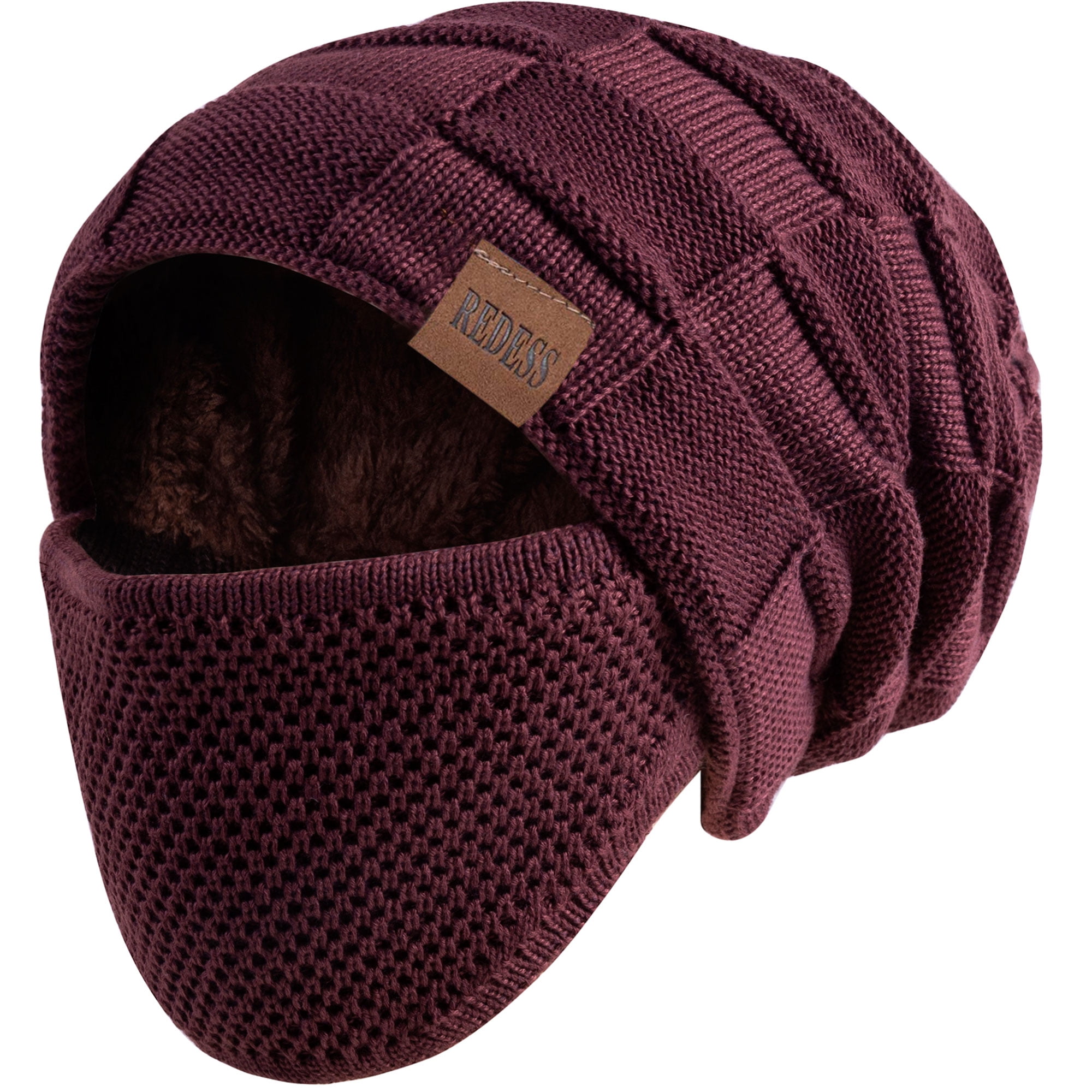REDESS Beanie Hat for Men and Women Winter Warm Hats Knit Slouchy Thick ...