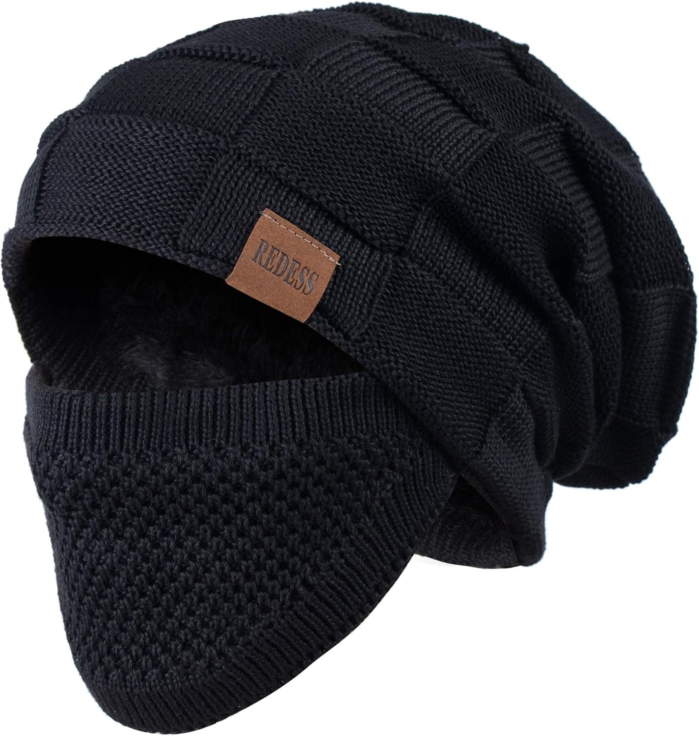 REDESS Beanie Hat for Men and Women Winter Warm Hats Knit Slouchy Thick ...