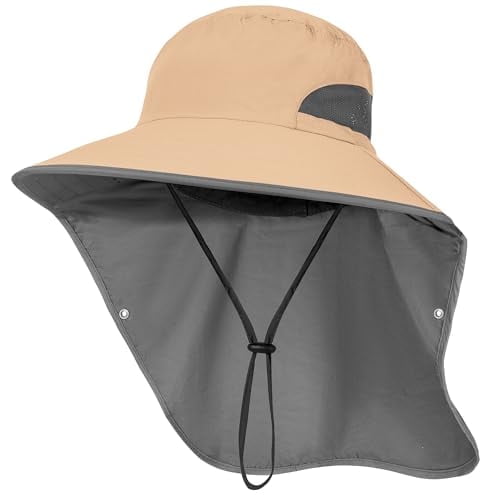 REDESS Nylon Sun Hats for Women and Men UPF 50+ Sun Protection and Neck ...