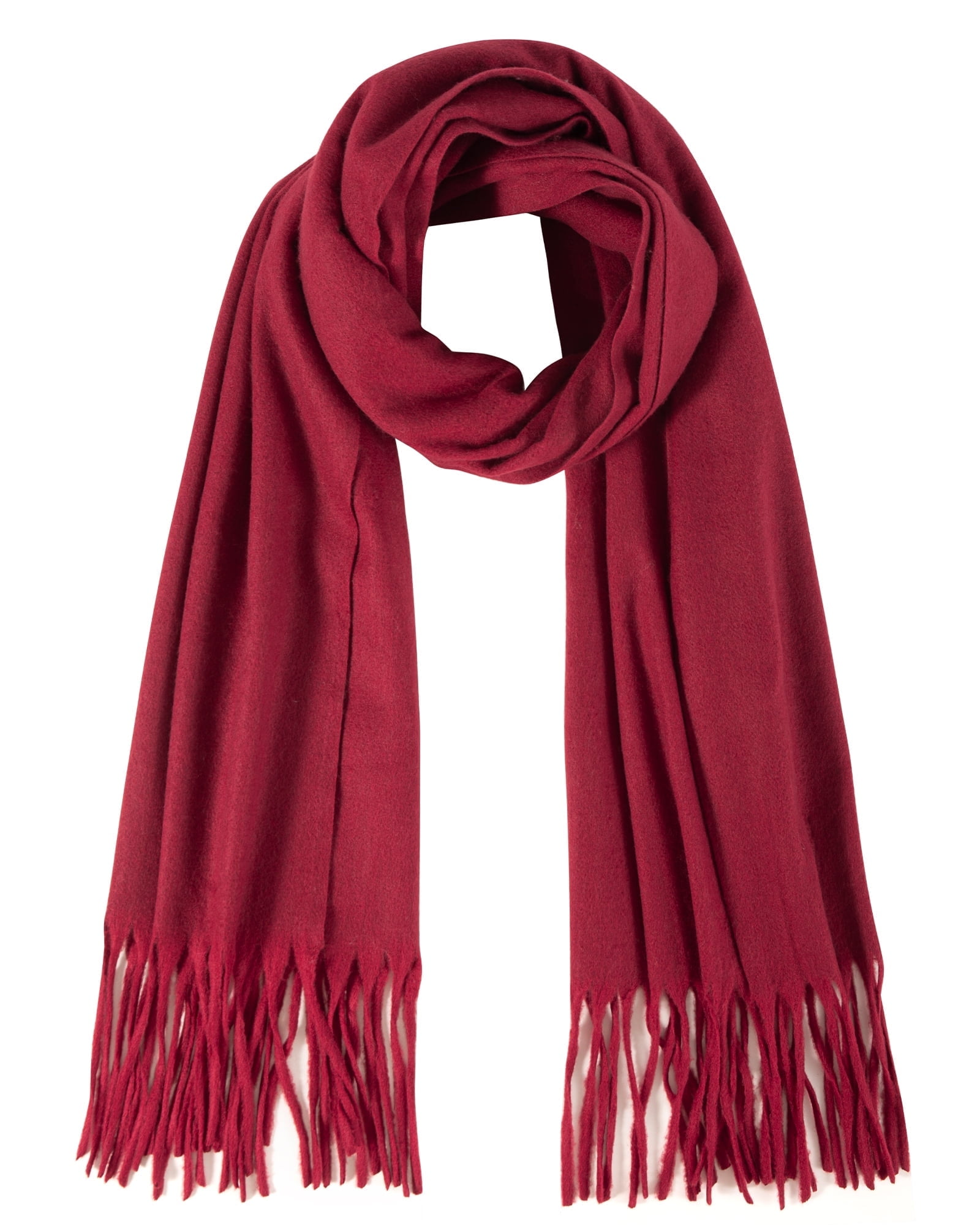 REDESS Pashmina Shawl 74"x27" Tassel Scarf for Women & Men, Winter ...
