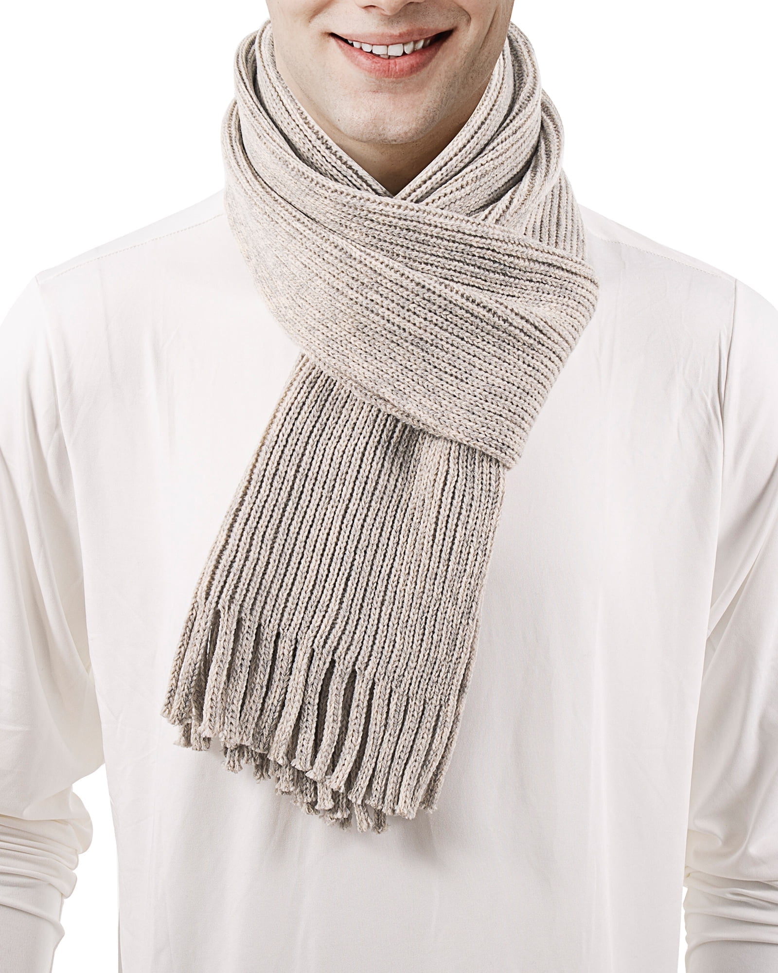 REDESS Winter Scarf for Men and Women Knit Long Thick Scarves for Adult ...