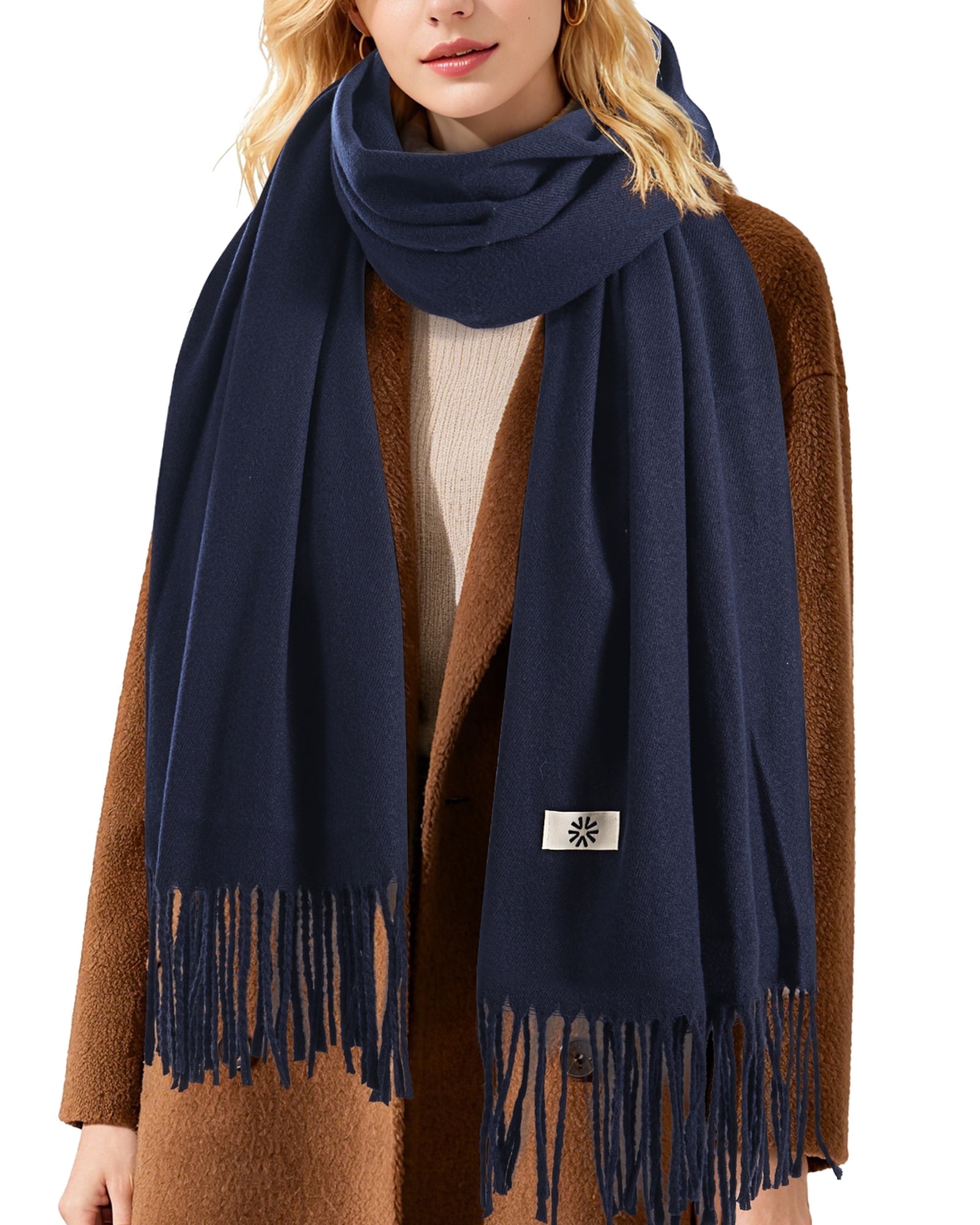 REDESS Womens Scarf,Winter Warm Soft Knit Long Thick Scarves for Unisex ...