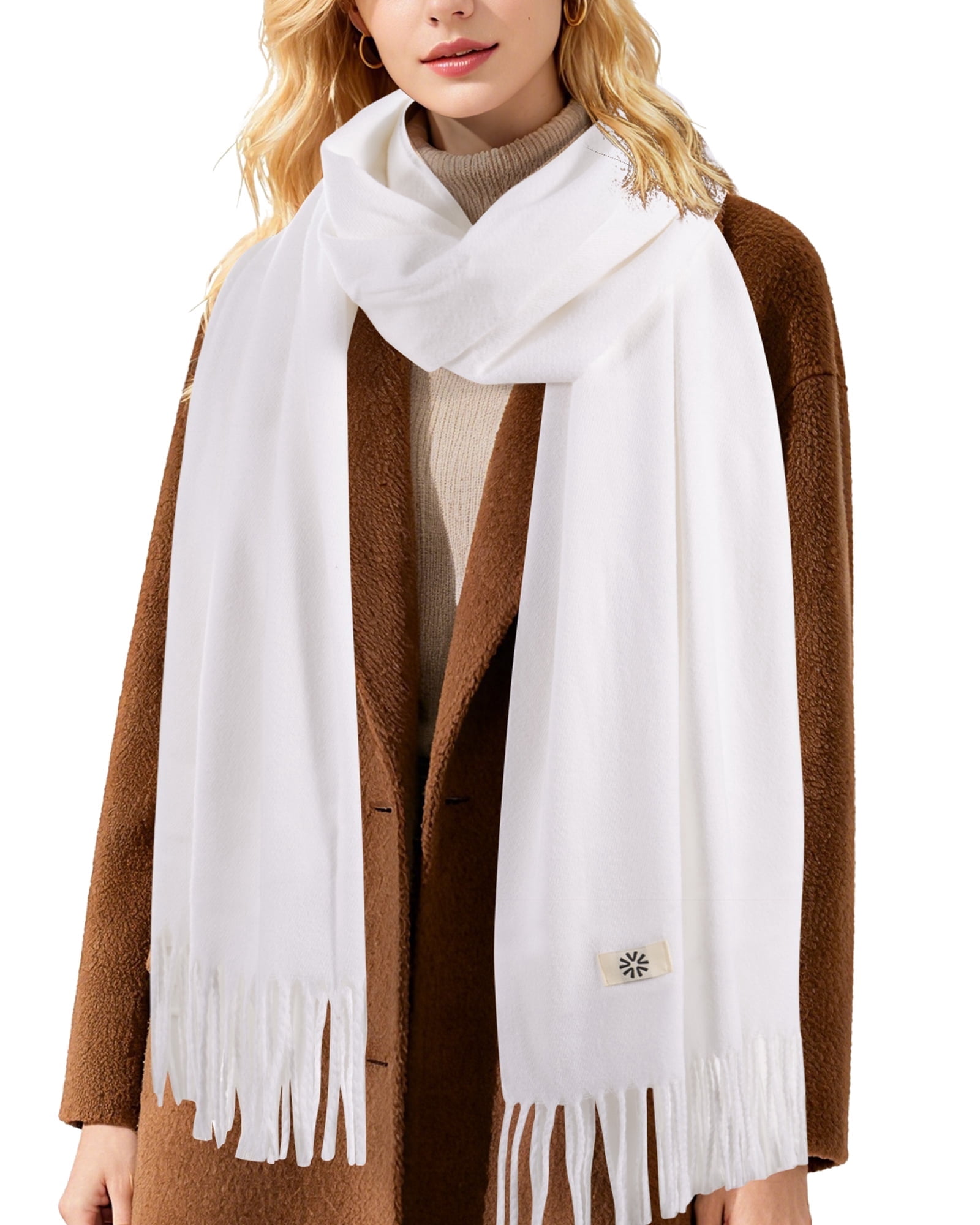 REDESS Womens Scarf,Winter Warm Soft Knit Long Thick Scarves for Unisex ...
