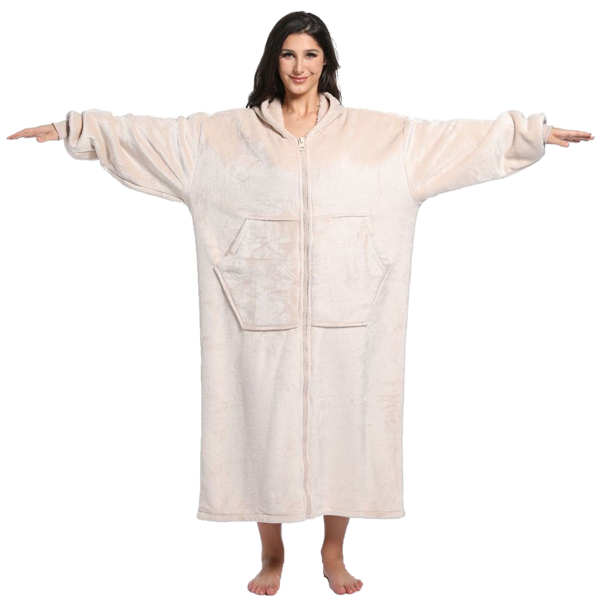 REDESS Women and Men Plus Wearable Blanket Hoodie Sweatshirt With ...