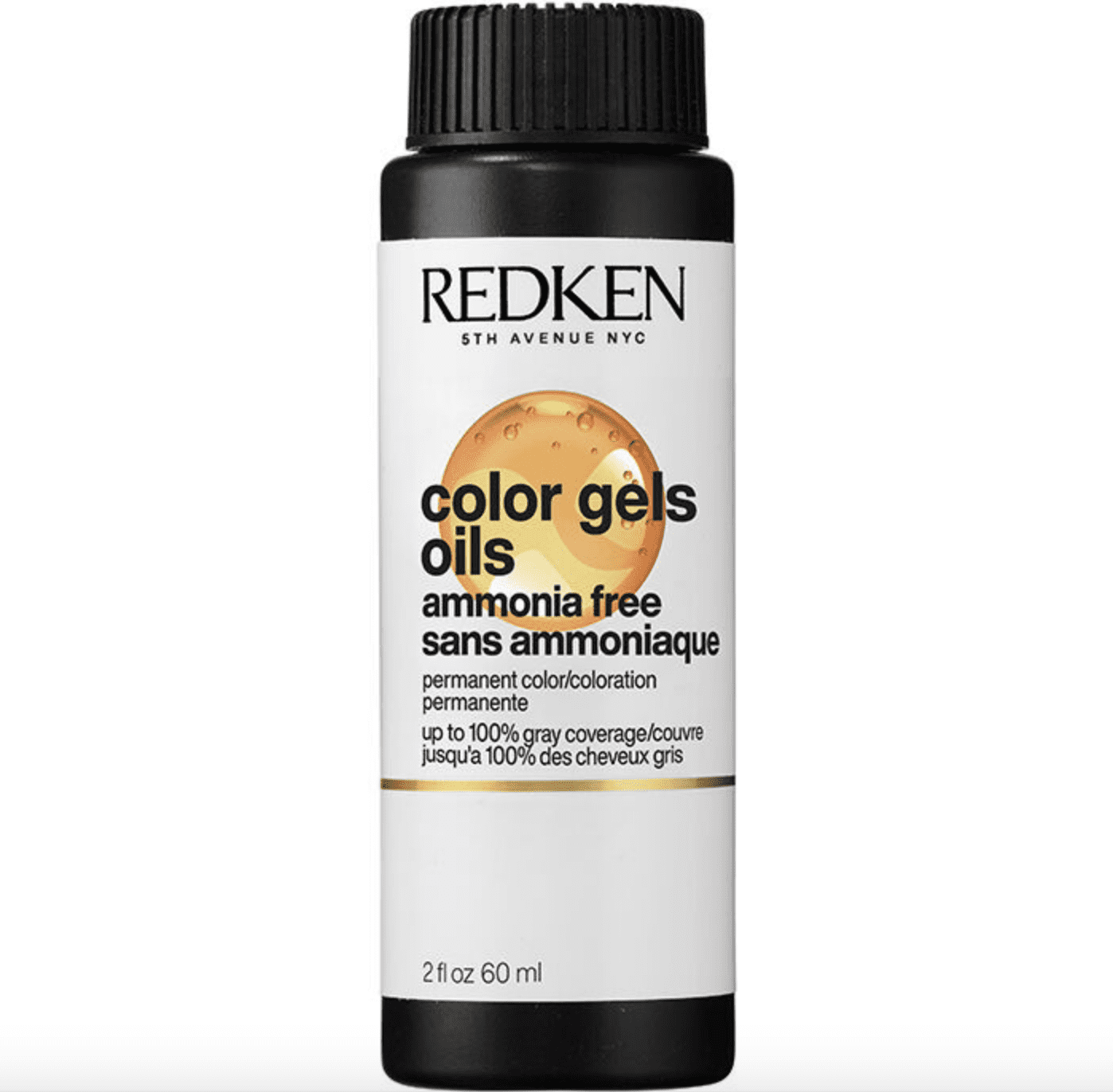 Redken Color Gels Oils Permanent Hair Color, 100% Gray Coverage, 7NCH ...