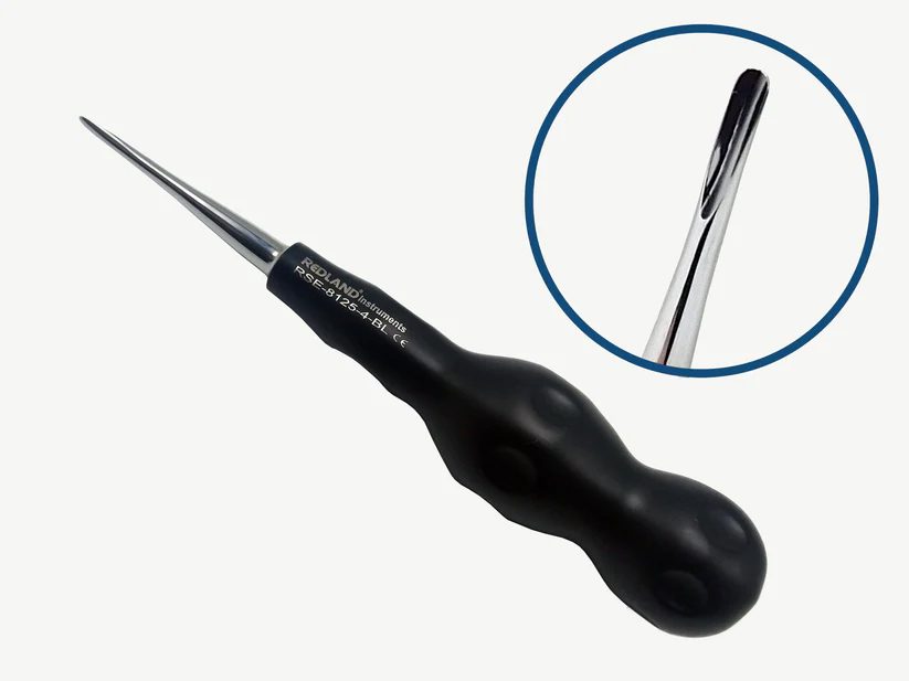 REDLAND 46 Dental Root Elevator DES 4 Seldin Blackline 3mm tip ...