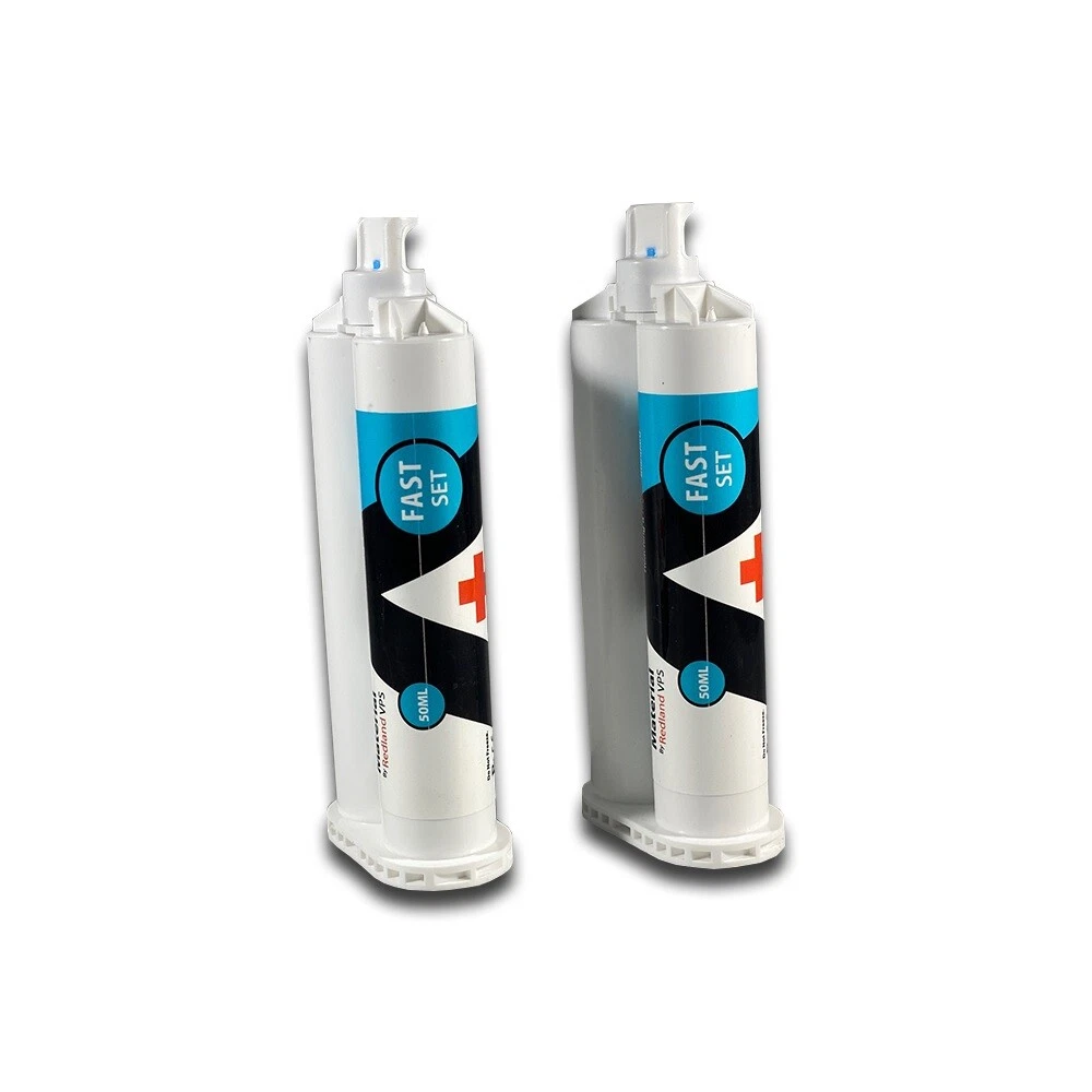 REDLAND VPS Heavy Body Fast Set Impression Material 4 x 50ml Cartridges ...