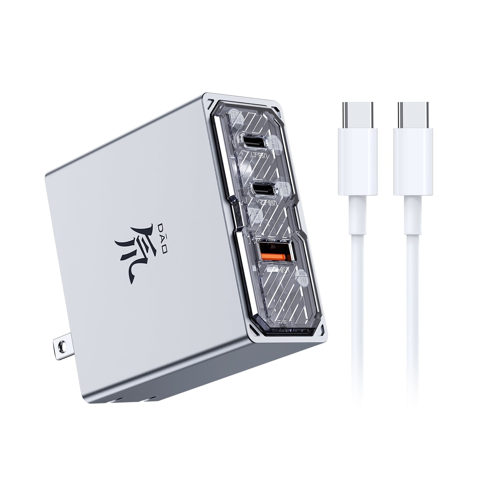 Red Magic 100W Fast Charger GaN5 DAO Power Adapter USB-C Charger Block ...